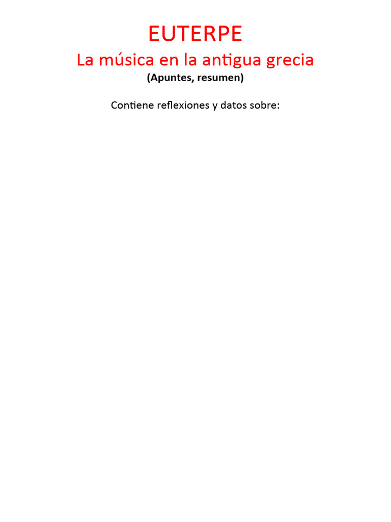 Música Griega: Teoría y Práctica | PDF | Ritmo | Poesía