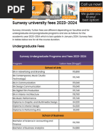 UWI Tuition Fees 2024-2025 Overview | PDF | Caribbean | Radiology