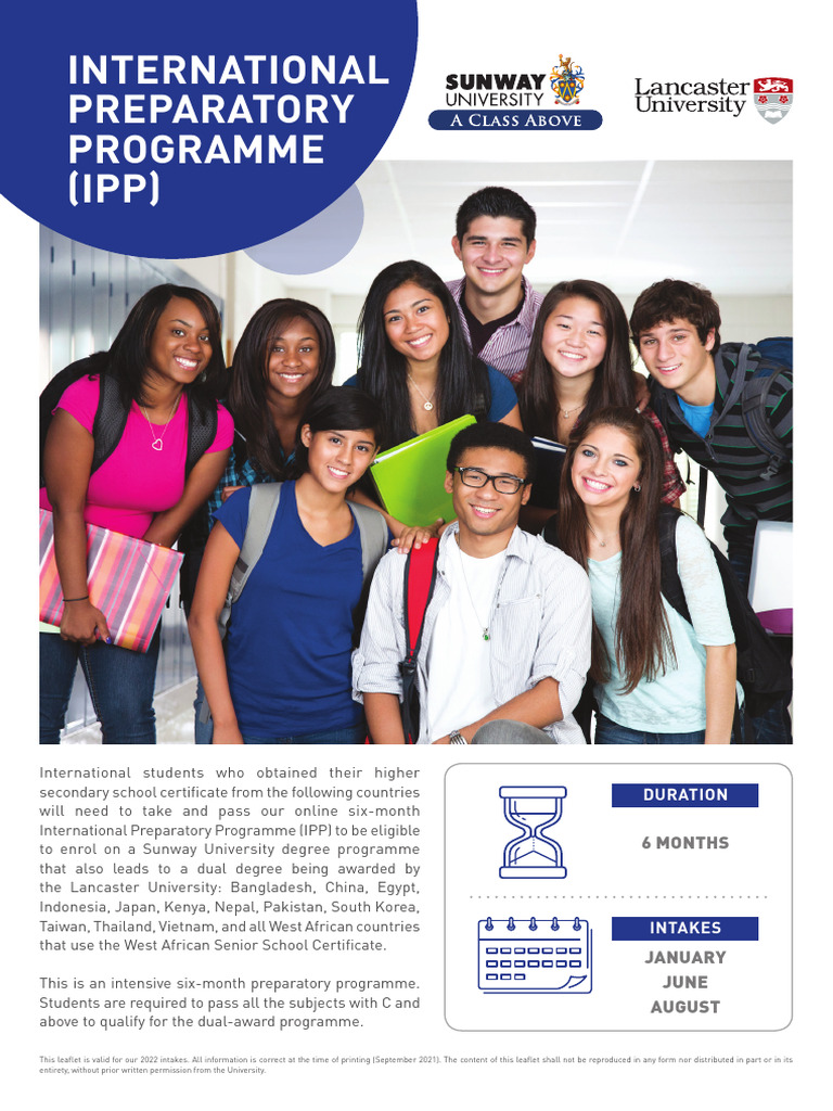 International Preparatory Programme Details | PDF | Educational Stages ...