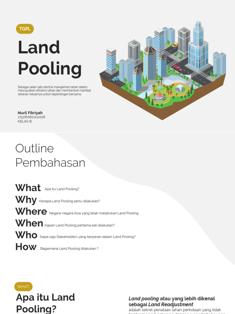Land Pooling Dalam Manajemen Lahan | PDF