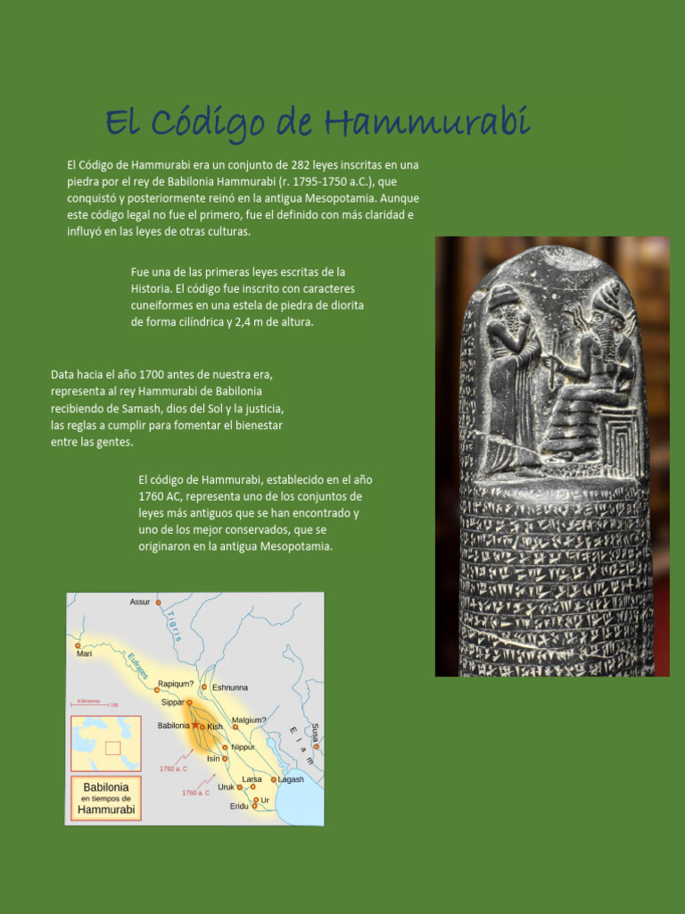 El Código de Hammurabi | PDF | Hammurabi | Crímenes