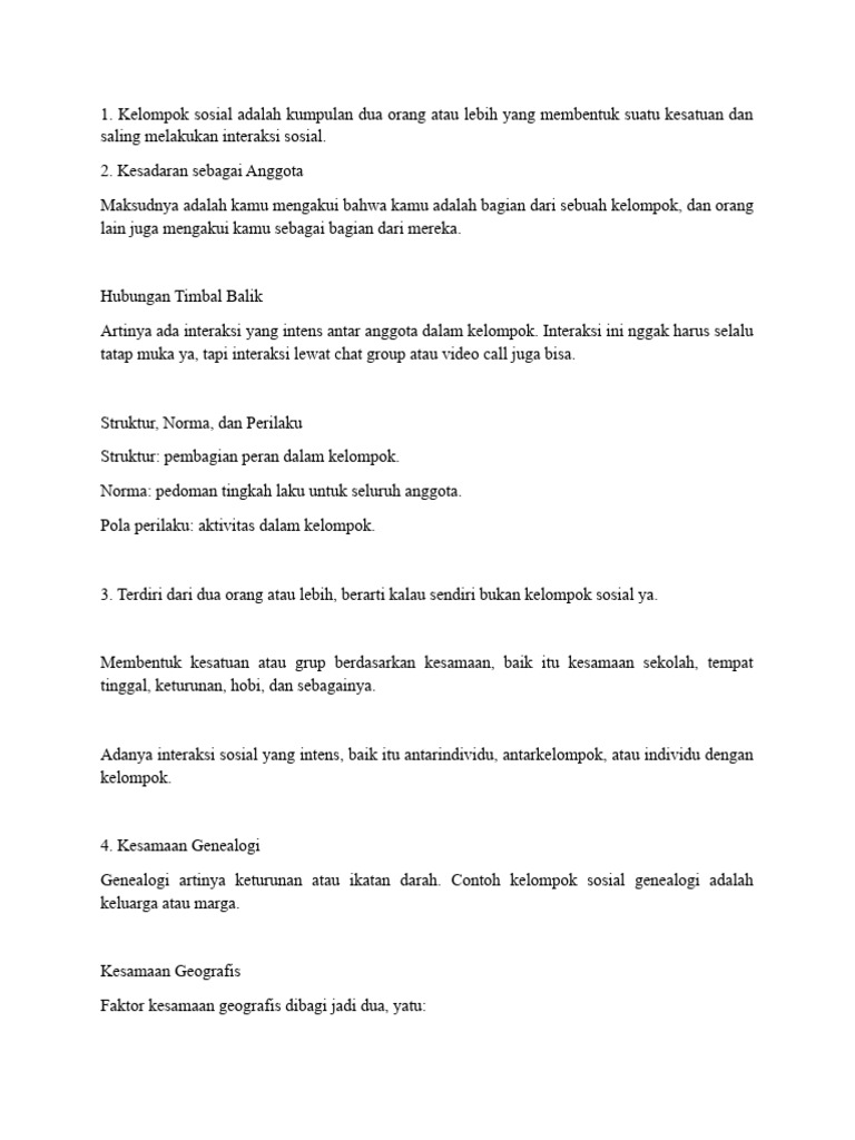 Kelompok Sosial | PDF | Kesehatan Holistik | Sains & Matematika