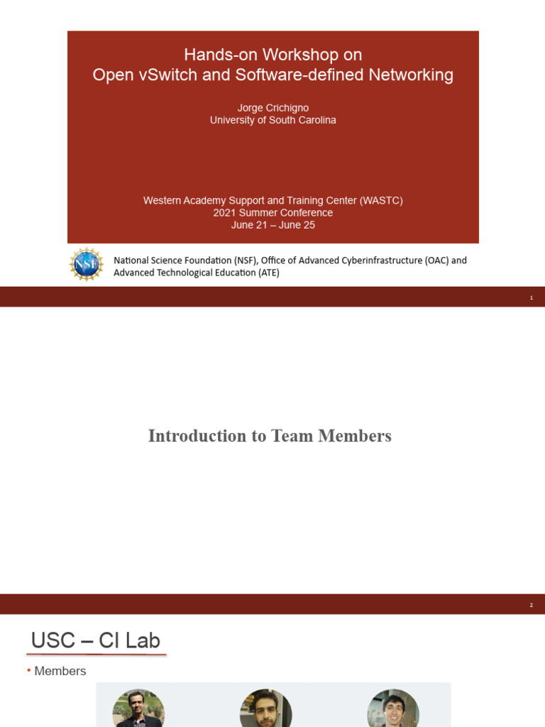Day 1 - Workshop Overview | PDF | Computer Network | Telecommunications