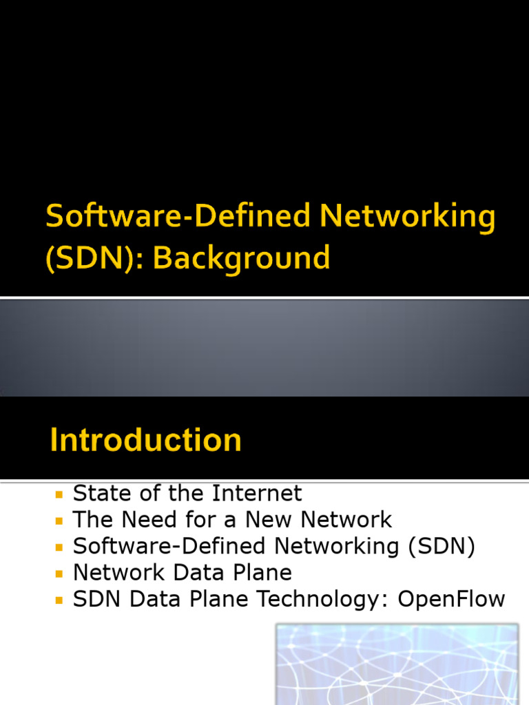 Lec3 SDN | PDF | Computer Network | Router (Computing)