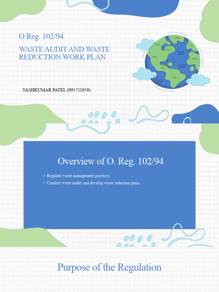 Ontario Regulation 102 | PDF | Home & Garden | Technology & Engineering