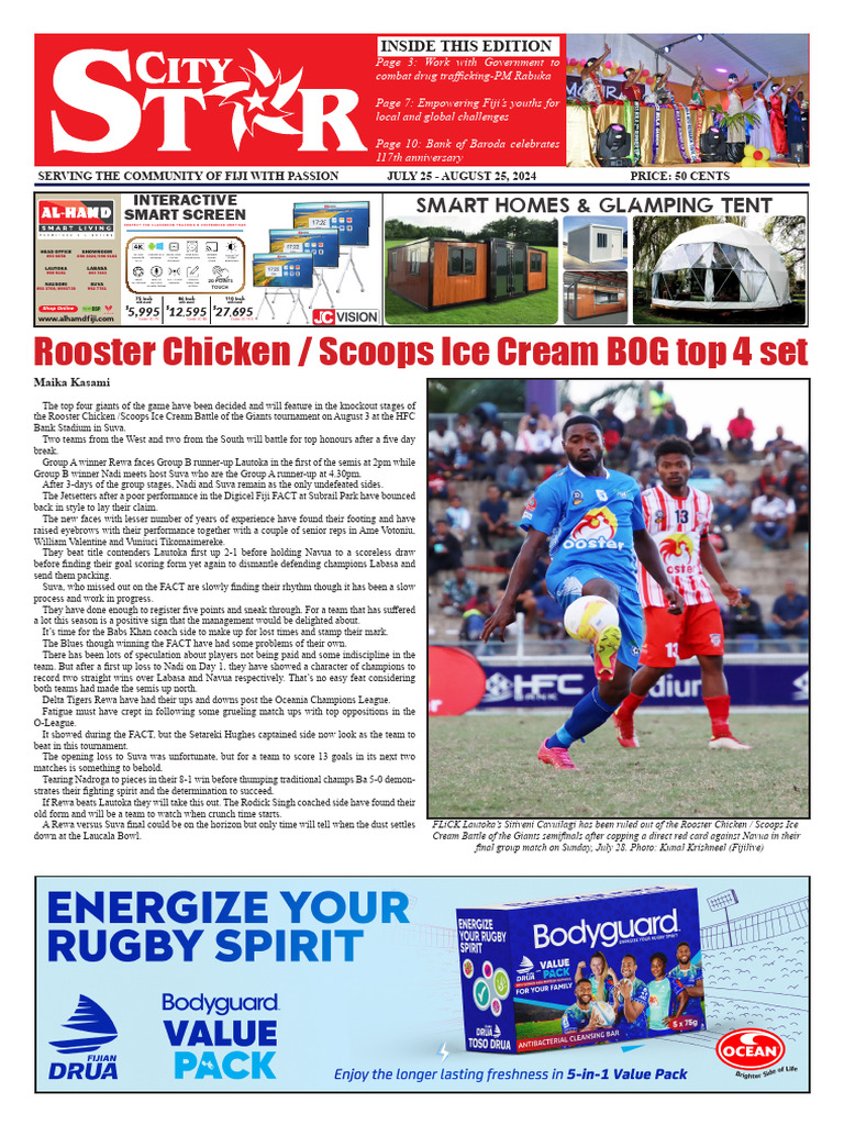 CITY STAR Newspaper July 2024 | PDF | Fiji | Sustainability