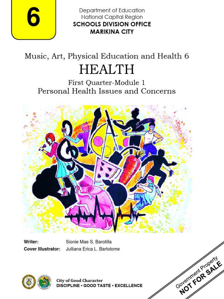 Health 6 - Q1 - Module 1 - V3 | PDF | Nail (Anatomy) | Adolescence