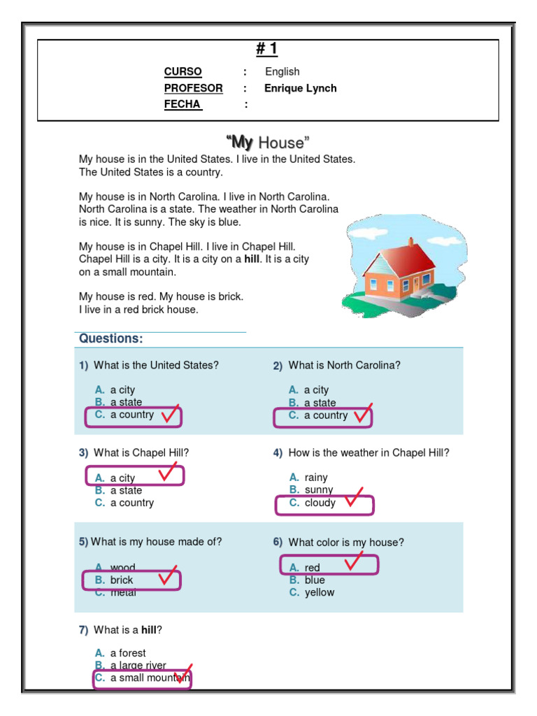My House | PDF