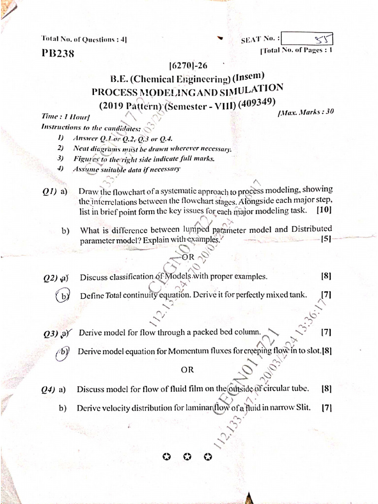 BE Sem2 Question Paper | PDF