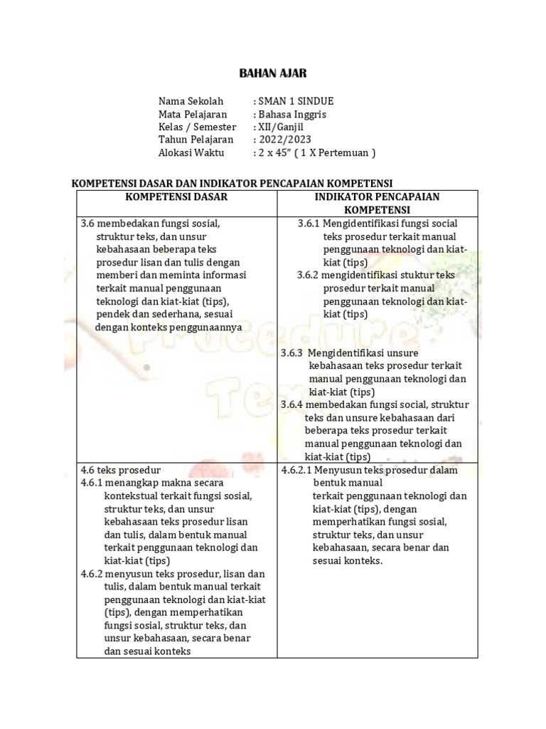 Bahan Ajar | PDF | Karier & Perkembangan