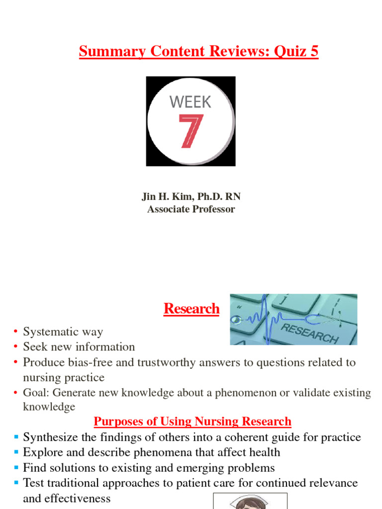 Week 7 Summary Content Reviews | PDF | Systematic Review | Caregiver