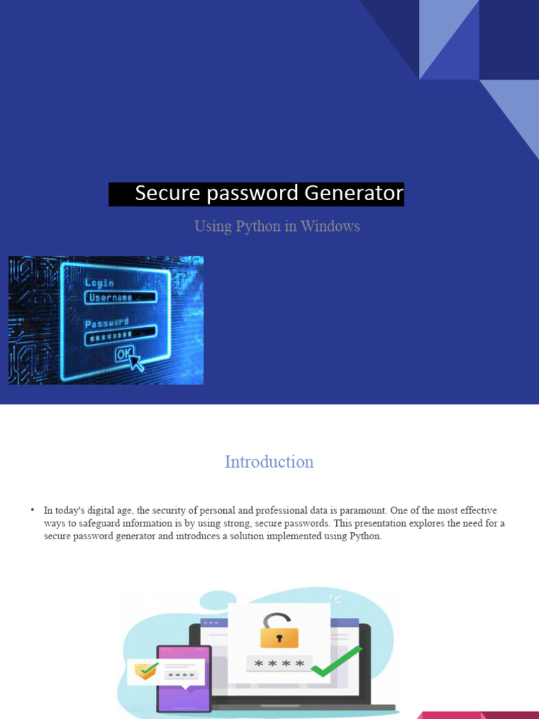 Madhuri 2214877122 Projectppt | PDF | Password | Python (Programming Language)