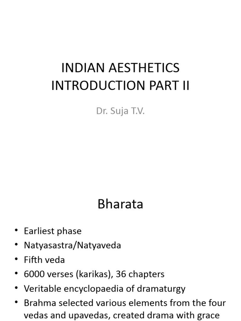 Indian Aesthetics: Key Theories and Scholars | PDF | Poetry