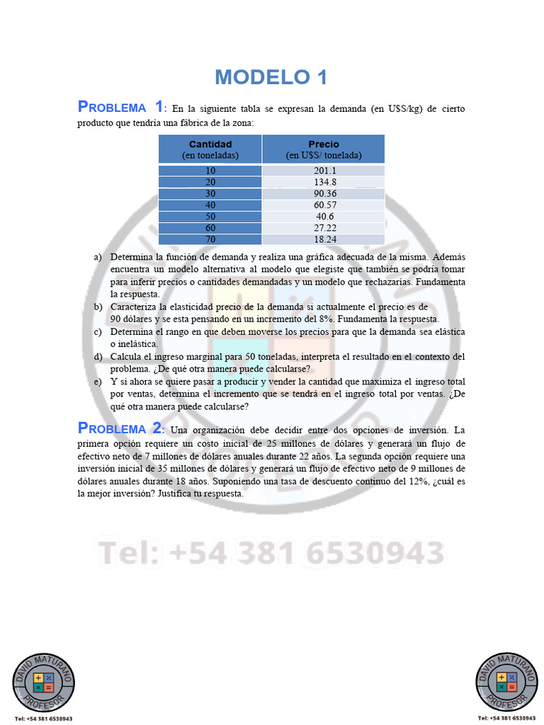 Clase 40 - Cursado Matemática 3.docx - Documentos de Google | PDF | Elasticidad (economía ...