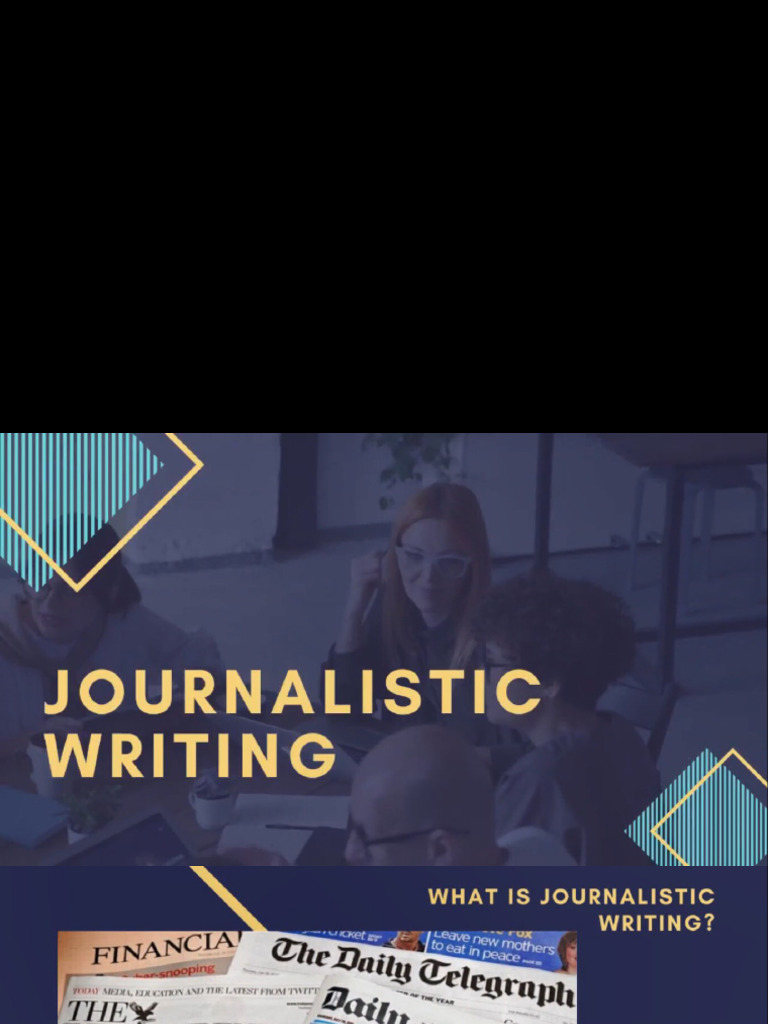 Journalistic Writing | PDF