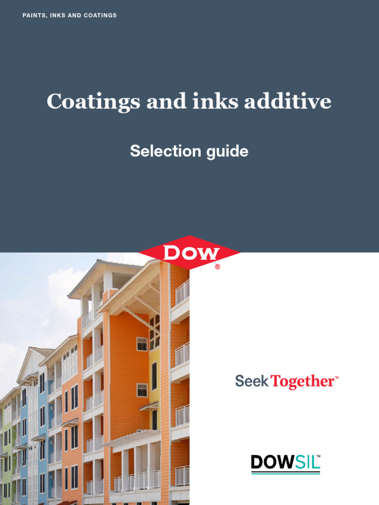 24 391 01 Coatings and Inks Additive Selection Guide | PDF | Paint ...
