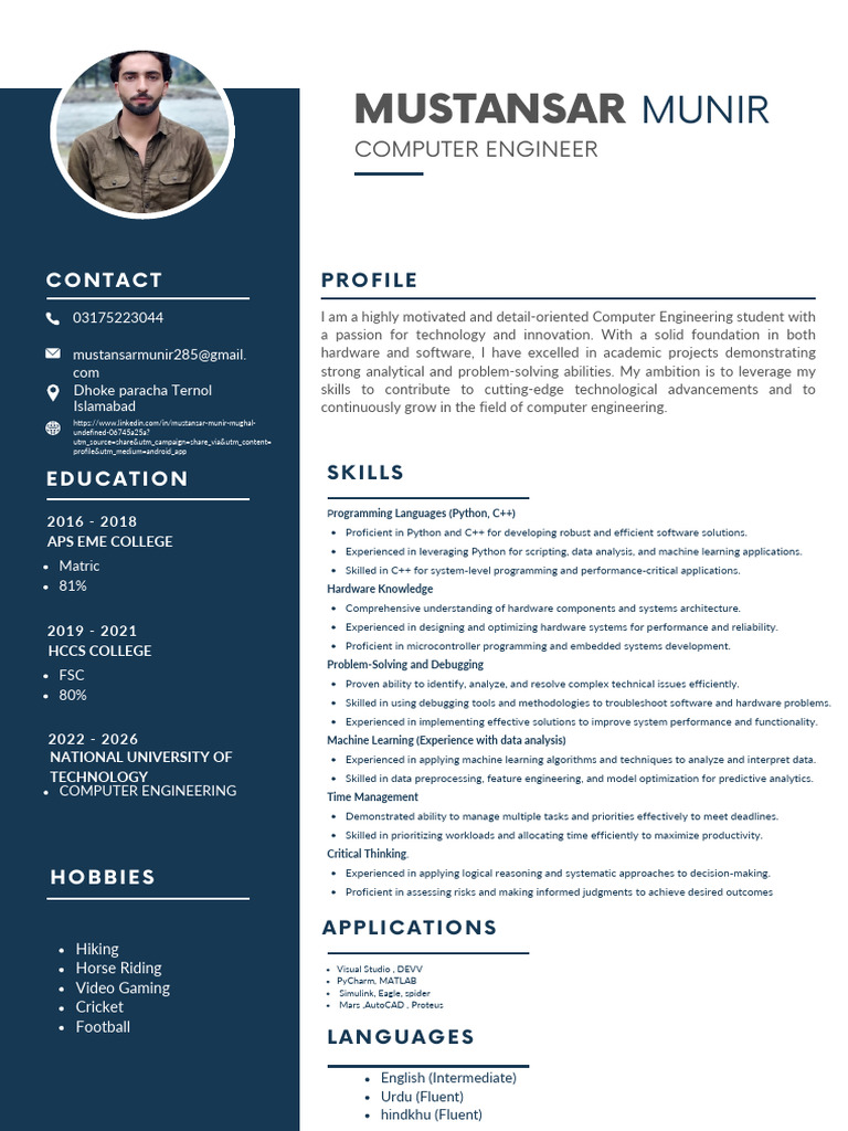 Mustansar: Munir | PDF | Computer Programming | Machine Learning