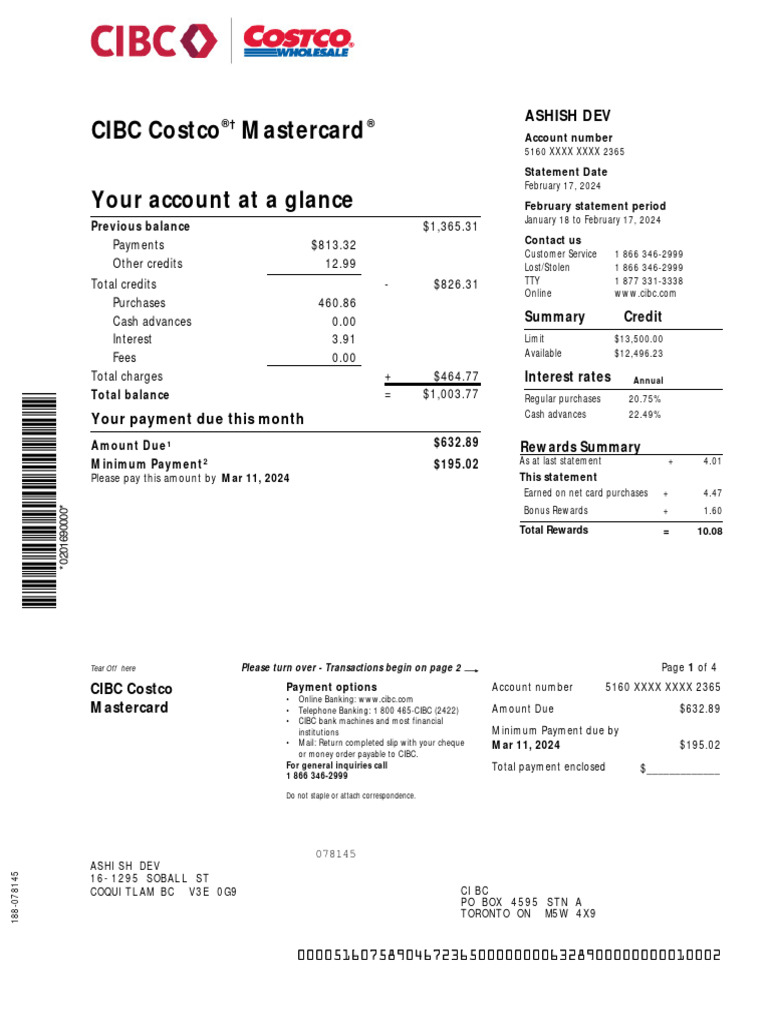 Account Statement | PDF | Credit Card | Payments