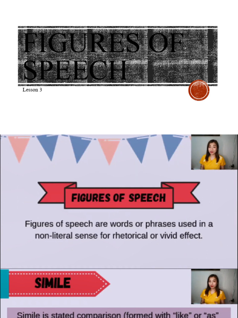 Lesson 3 - Figures of Speech | PDF