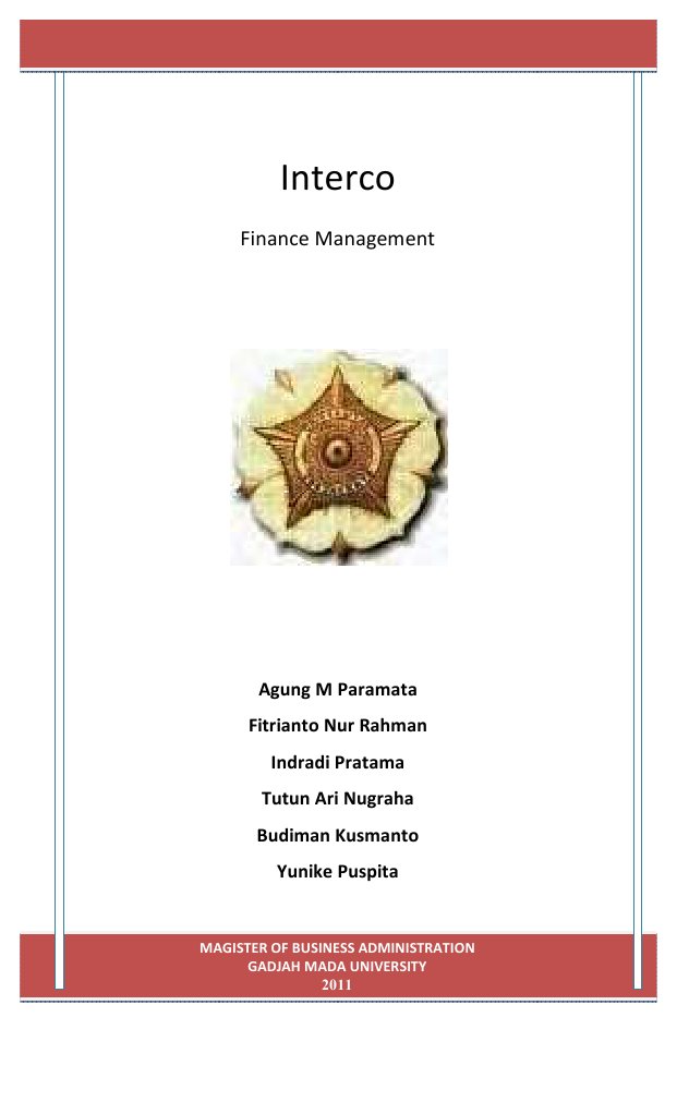 Interco | PDF | Financial Markets | Corporations