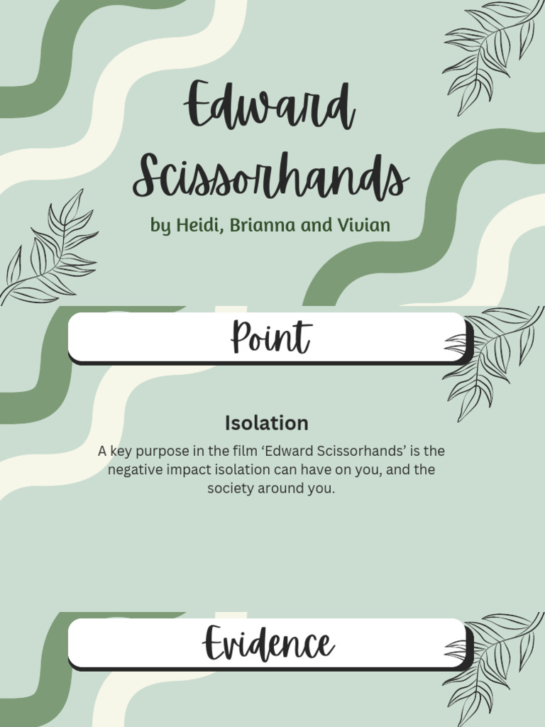 Edward Scissorhands | PDF