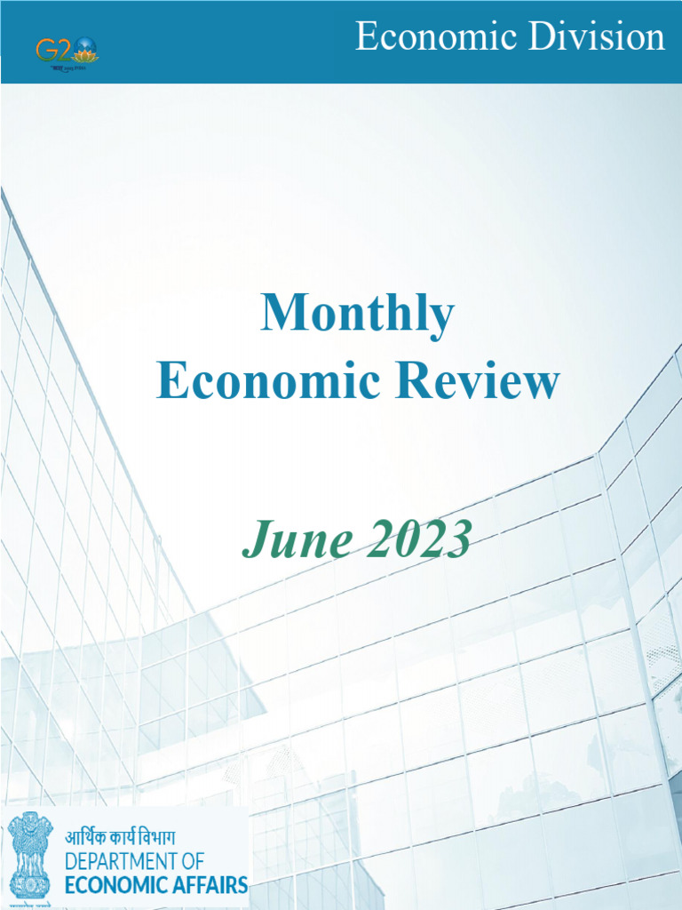 Monthly Economic Review June 2023 - 0 - 0 | PDF | Inflation ...