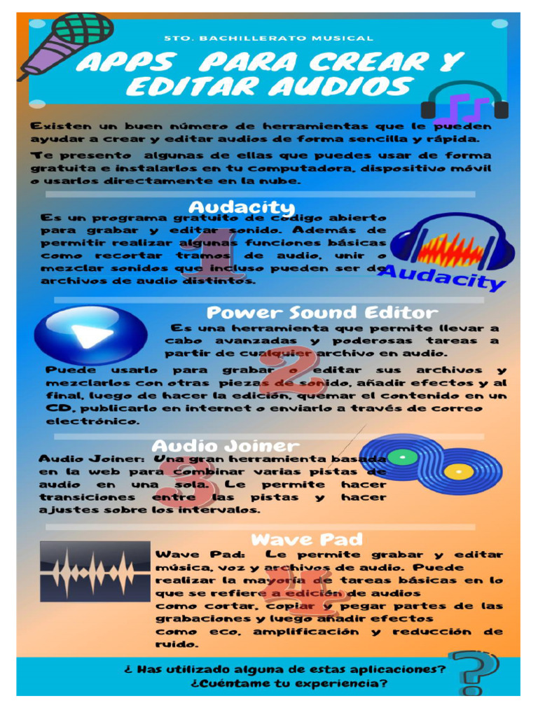 Infogafía Apps Audios | PDF