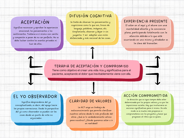 Mapa Conceptual ACT | PDF | Experiencia | Cognición