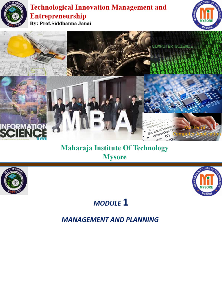 Module 1 Management and Planning | PDF | Science | Decision Making