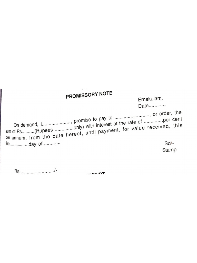 Promisory Note | PDF