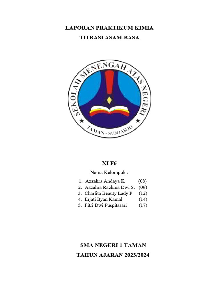 Kel 4 - Laporan Kimia Titrasi | PDF