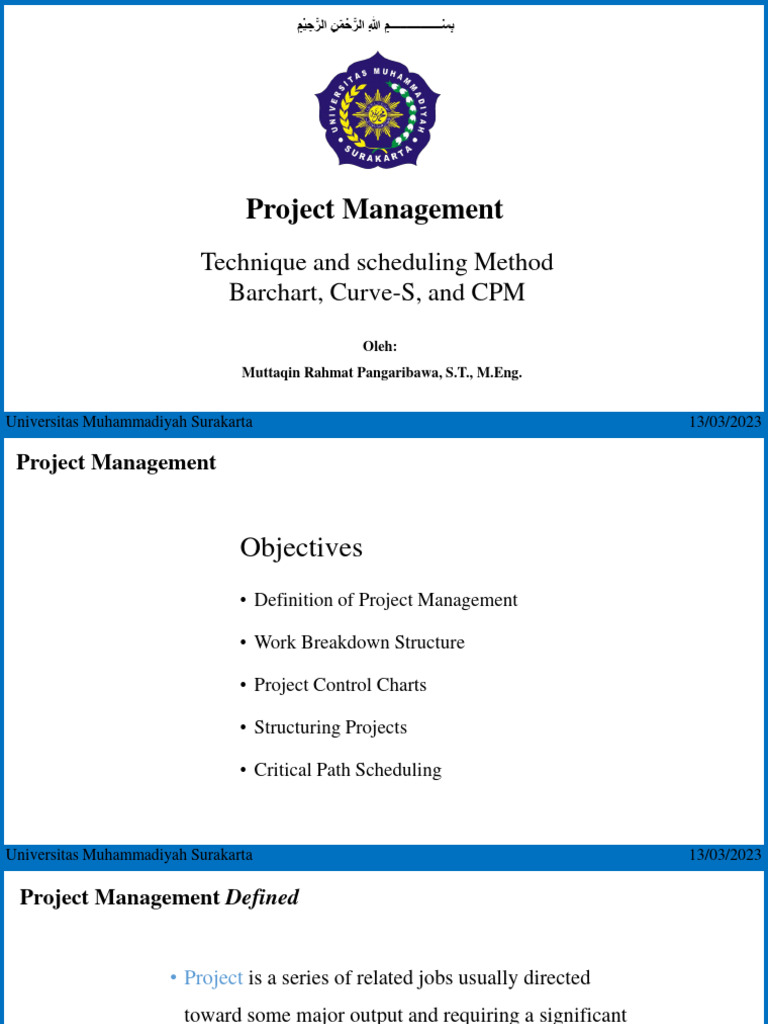 Manajemen Proyek 3 Tentang Teknik Dan Metode Penjadwalan CPM | PDF ...