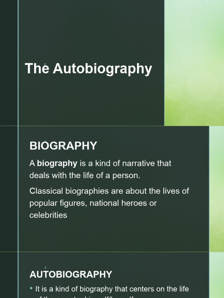 Autobiography | PDF