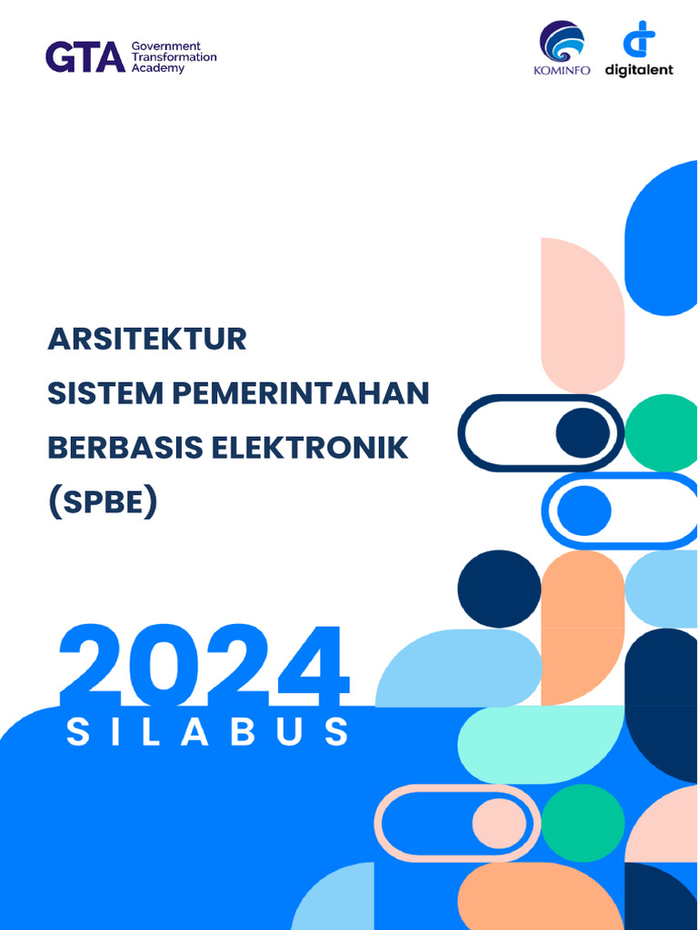 Silabus - Arsitektur Sistem Pemerintahan Berbasis Elektronik (SPBE) | PDF