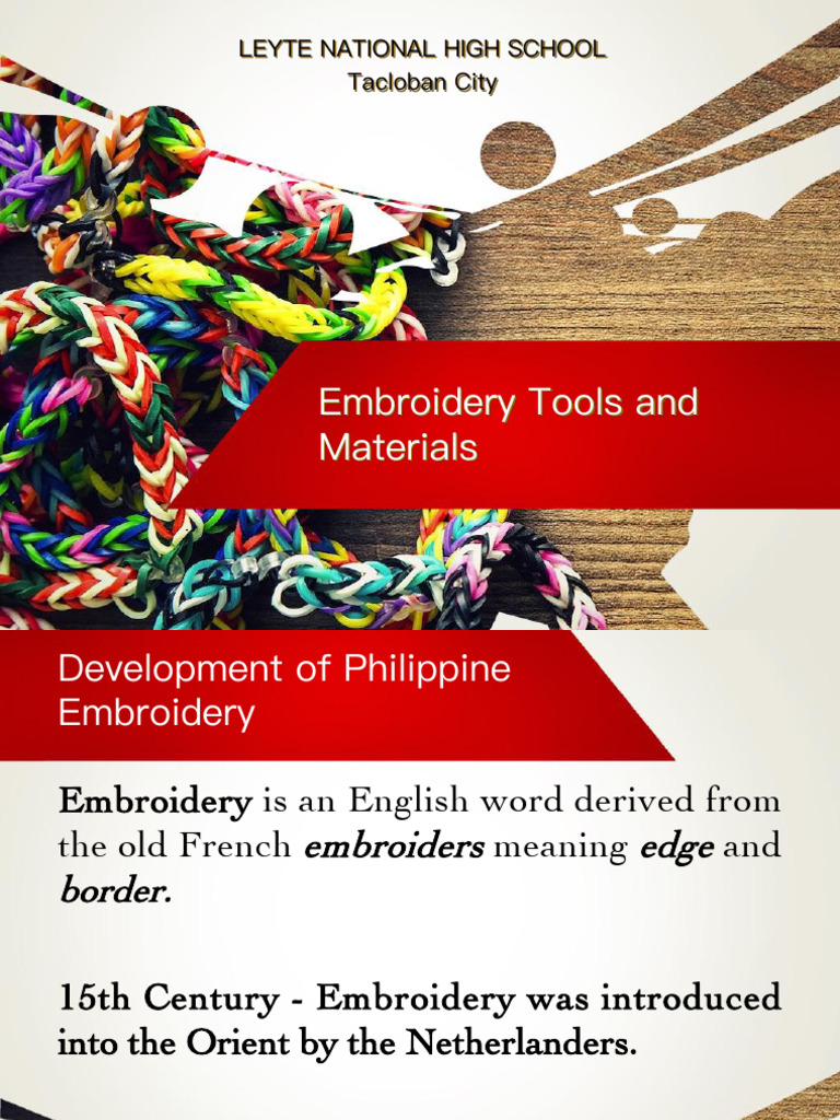 Essential Embroidery Tools & Materials | PDF | Embroidery | Yarn
