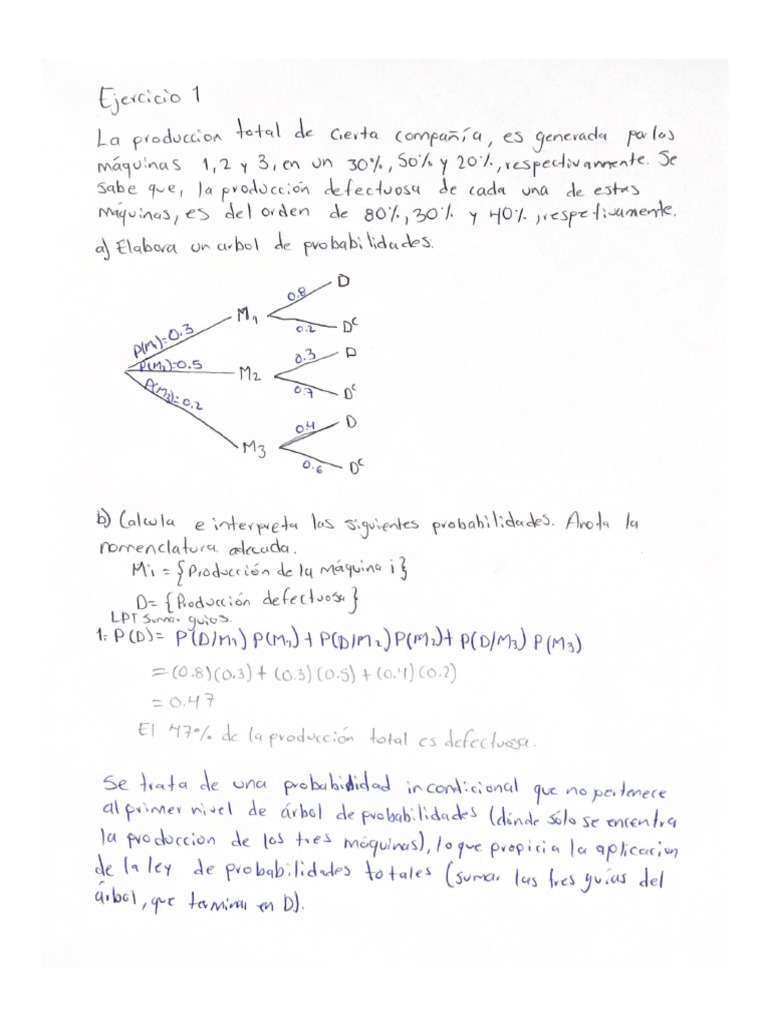 Ejercicio Control de Calidad | PDF
