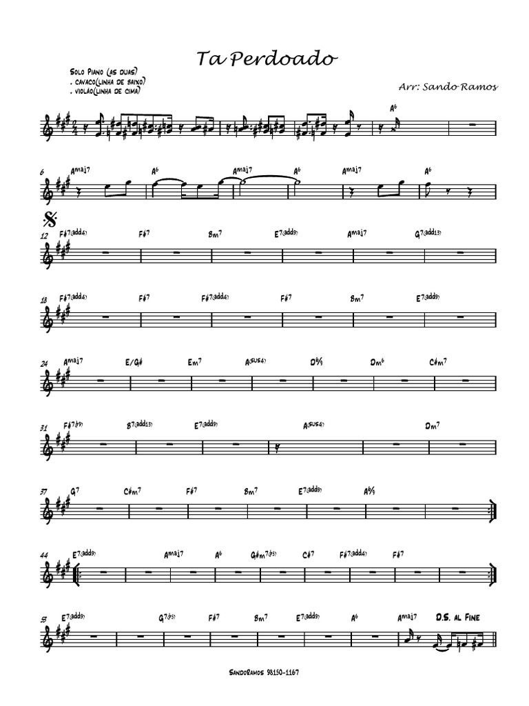 Ta Perdoado | PDF