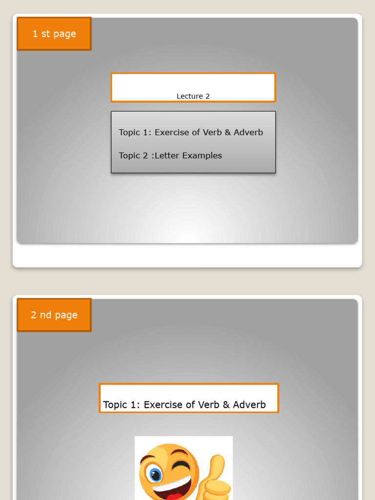 Grammar & Letter Writing Guide | PDF | Adverb | Verb