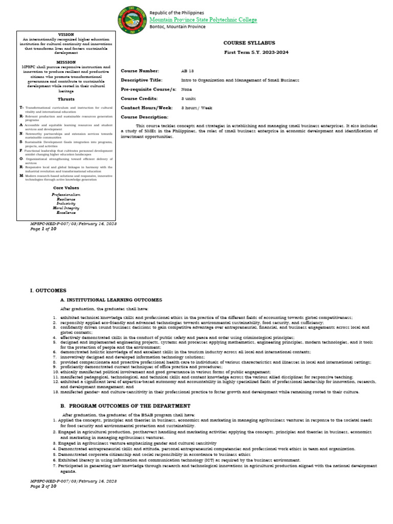 Intro To Organization and MGMT | PDF | Sustainability | Learning