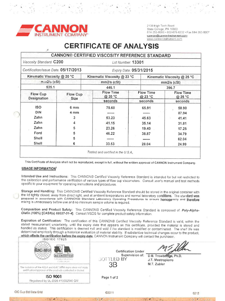 2013 - C200 - Lot 13301 - Cannon | PDF