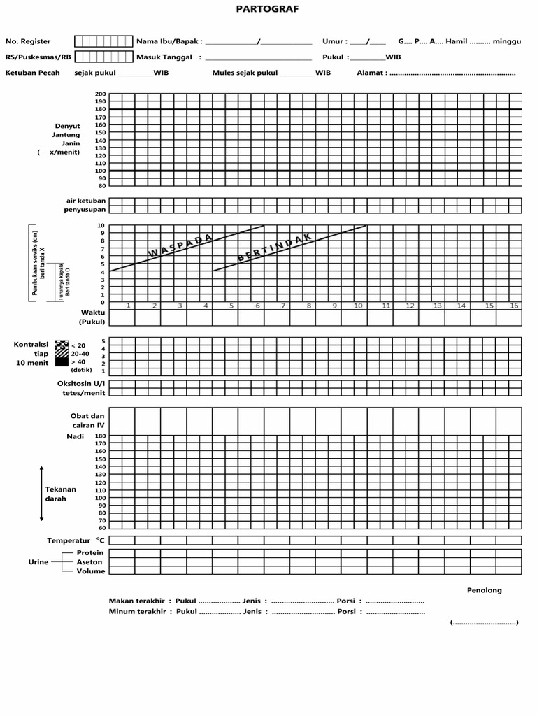 Partograf Baru | PDF