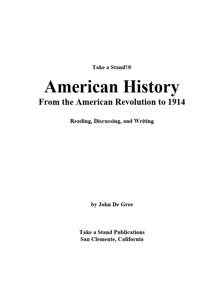 U.S. History | PDF | United States Declaration Of Independence | Age Of ...