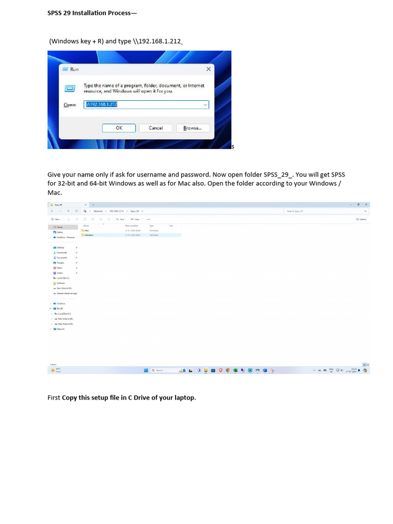 SPSS 29 Installation Guide | PDF