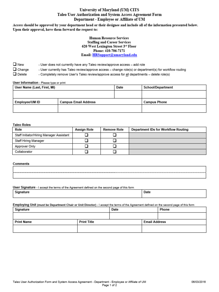 Taleo Authorization Form | PDF | Privacy | Information