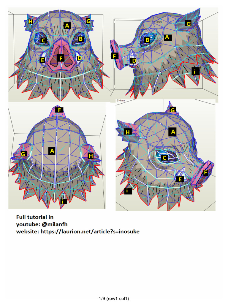 Print Inosuke Colored | PDF