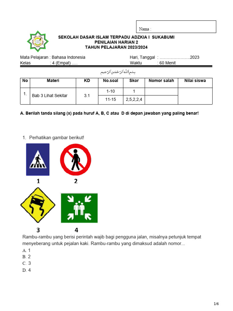 Uh Bindo Merdeka4 Bab 3 | PDF | Griya & Taman