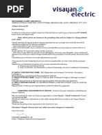 Request Letter MERALCO | PDF