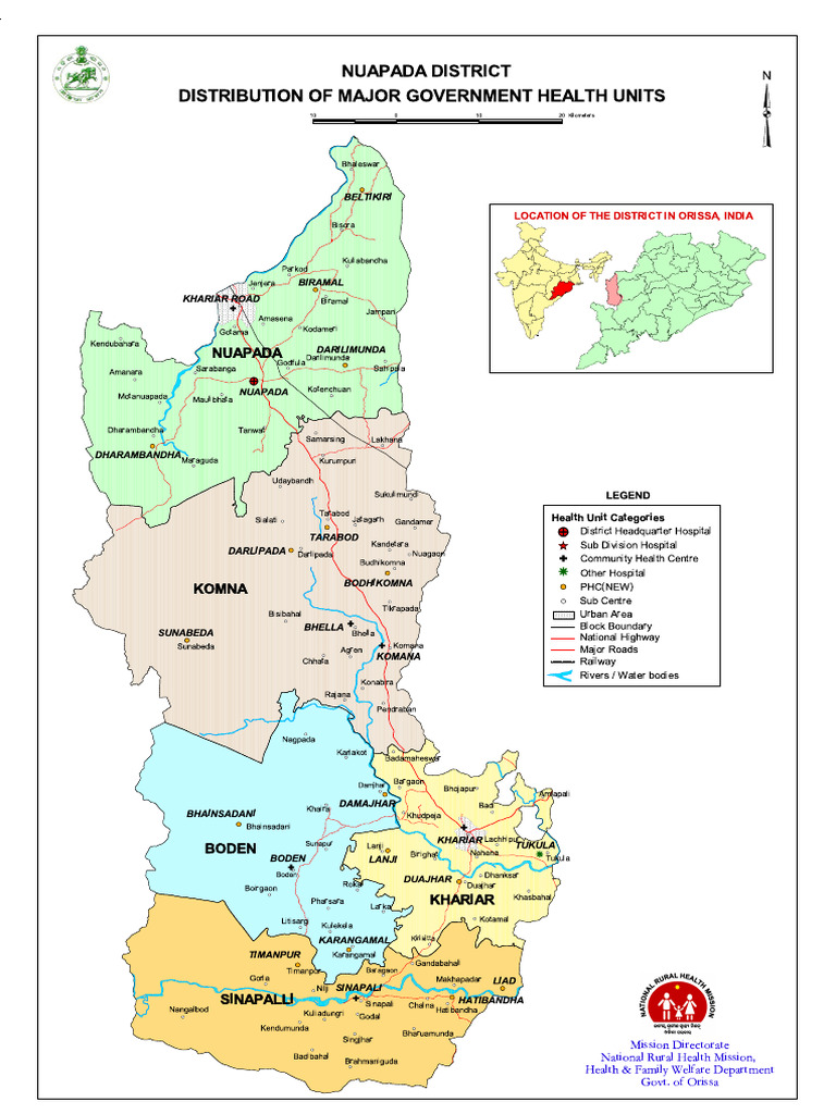 Nuapada Map | PDF