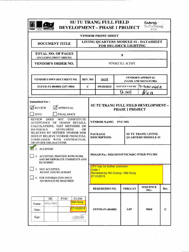 STFFD-P1-004002-G07-9004 Rev C Datasheet For Helideck Lighting - CL-C1 | PDF | Metrology | Quantity
