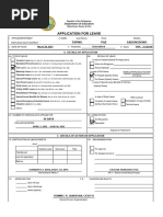 LEAVE-FORM Deped | PDF